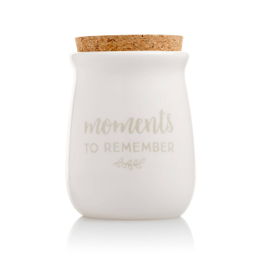 Ceramic Gratitude Blessings Jar & Memory Notecards, White – Ruth & Mary's